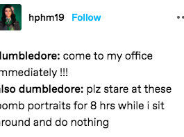 "Harry Potter" Dumbledore Tumblr Posts
