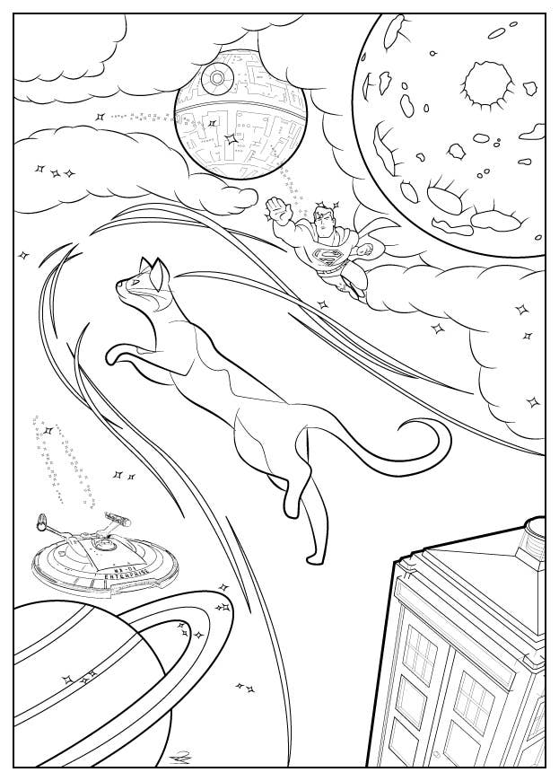 episodio adios butter free coloring pages