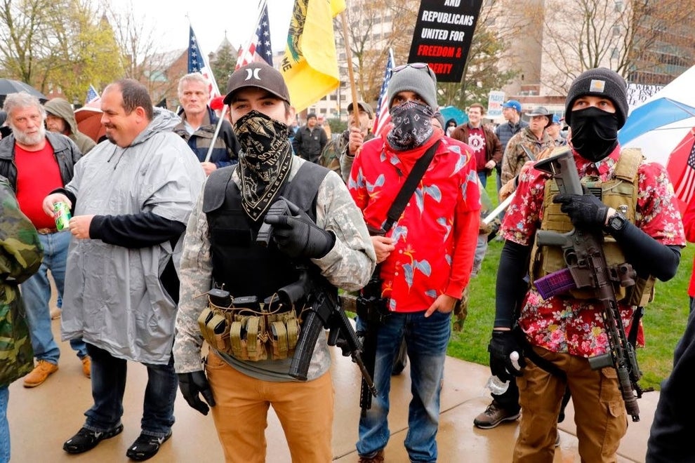 27 Surreal Photos Of The American Patriot Rally At The Michigan State ...