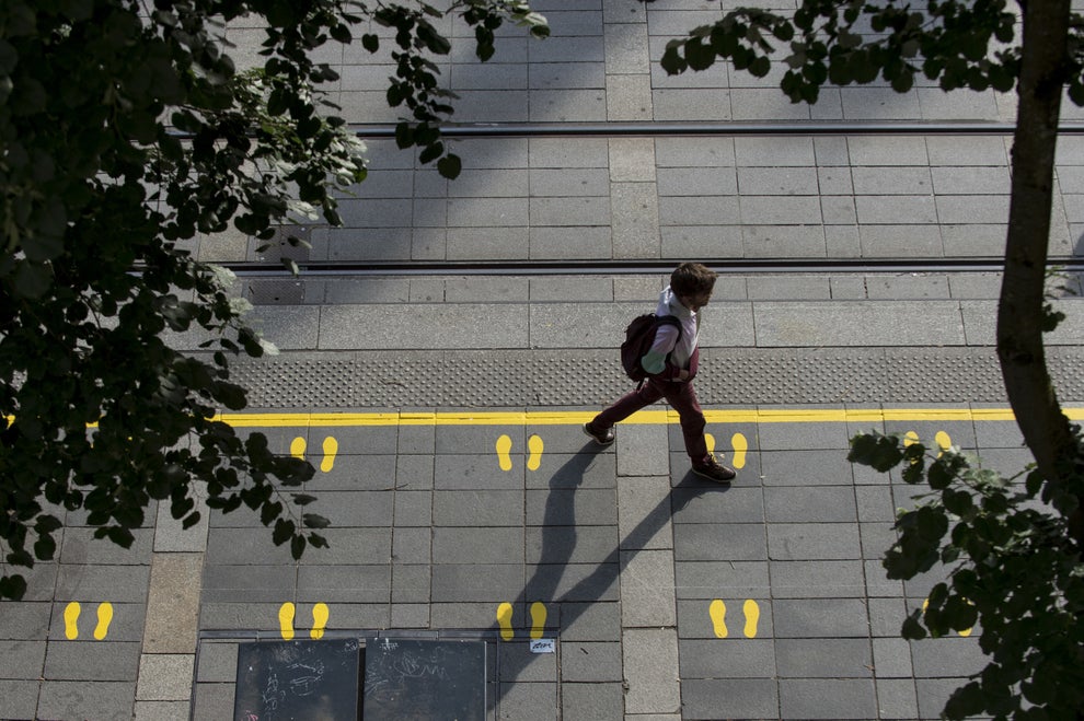 Photos Show Social Distancing Around The World