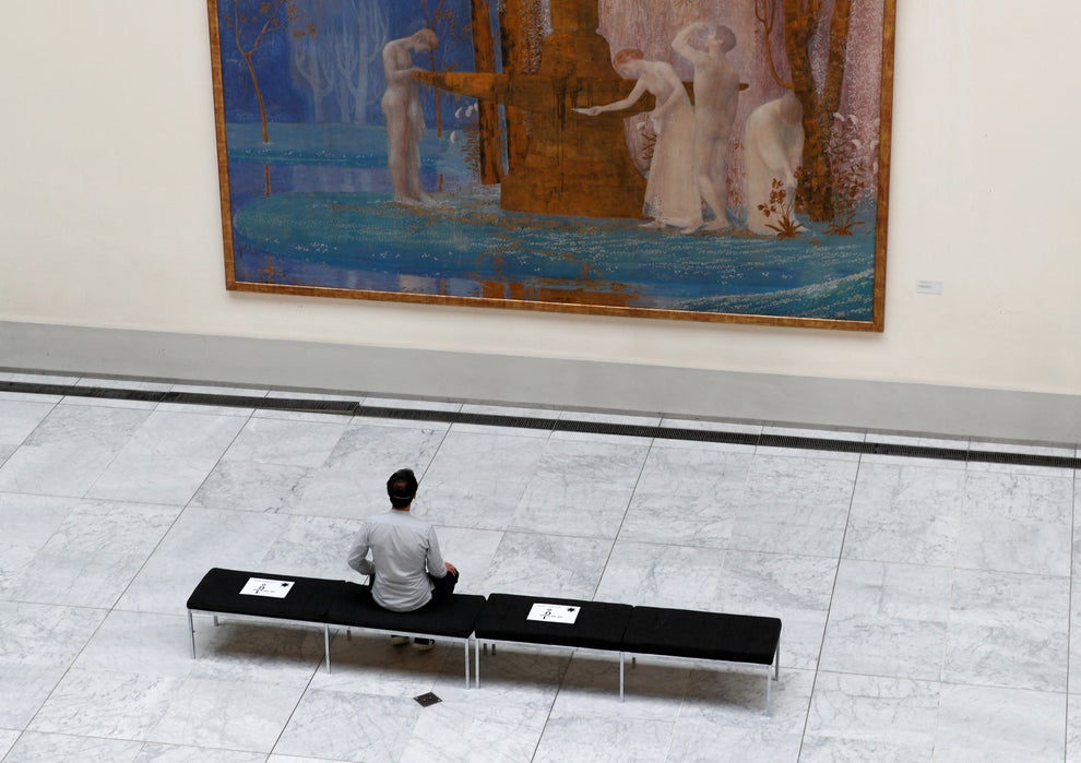 Photos Show Social Distancing Around The World