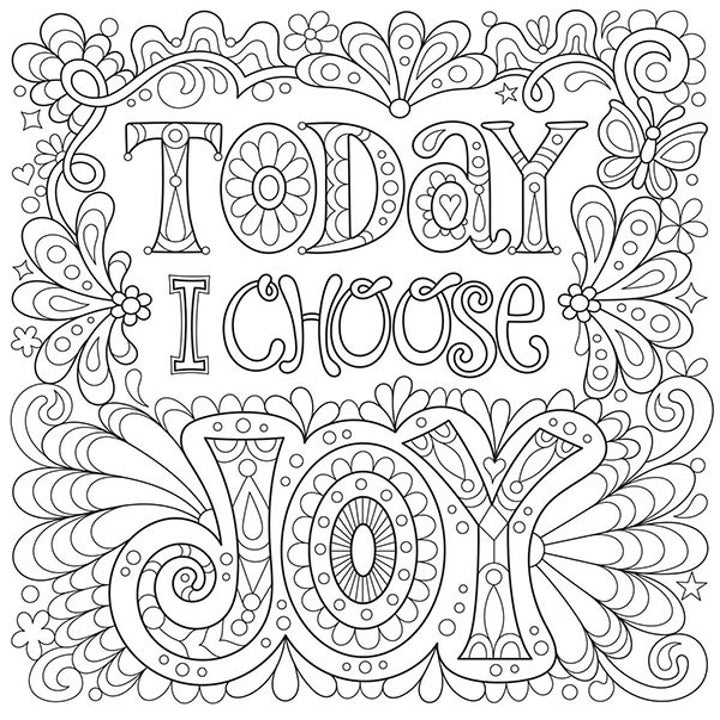 17 Printable Coloring Pages To Help You Instantly Start De-Stressing