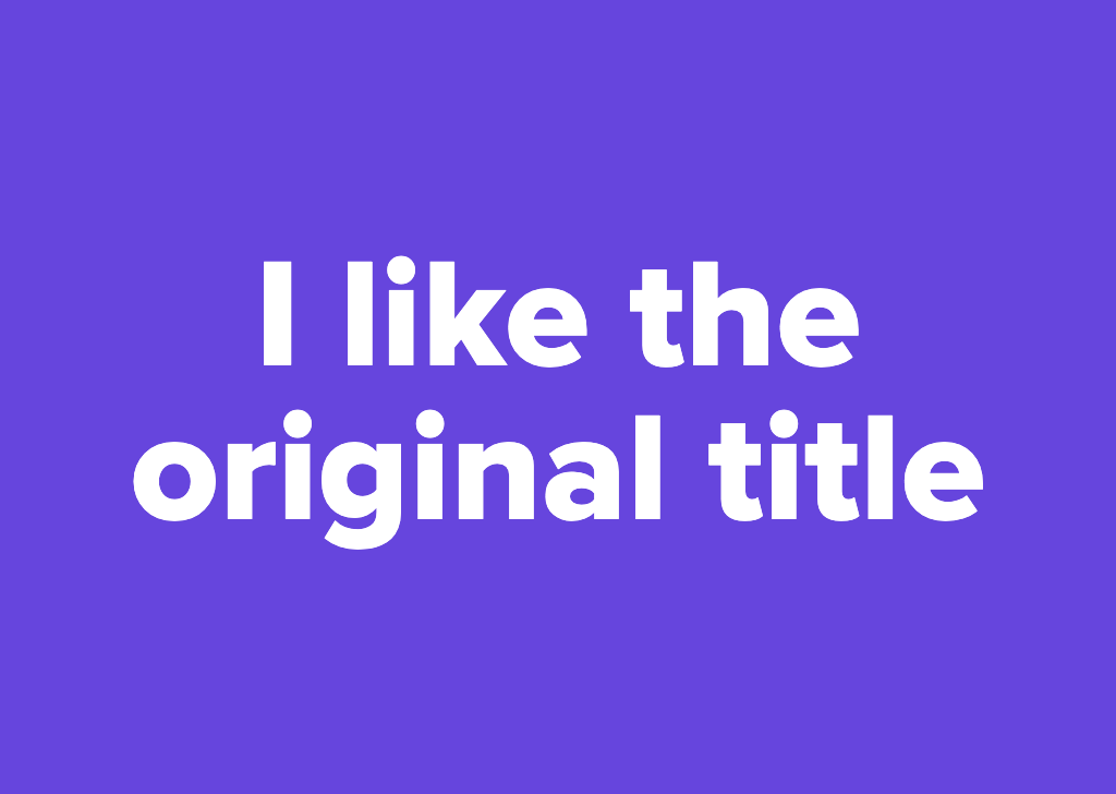 Pick Some Alternative Titles For These "Friends" Episodes