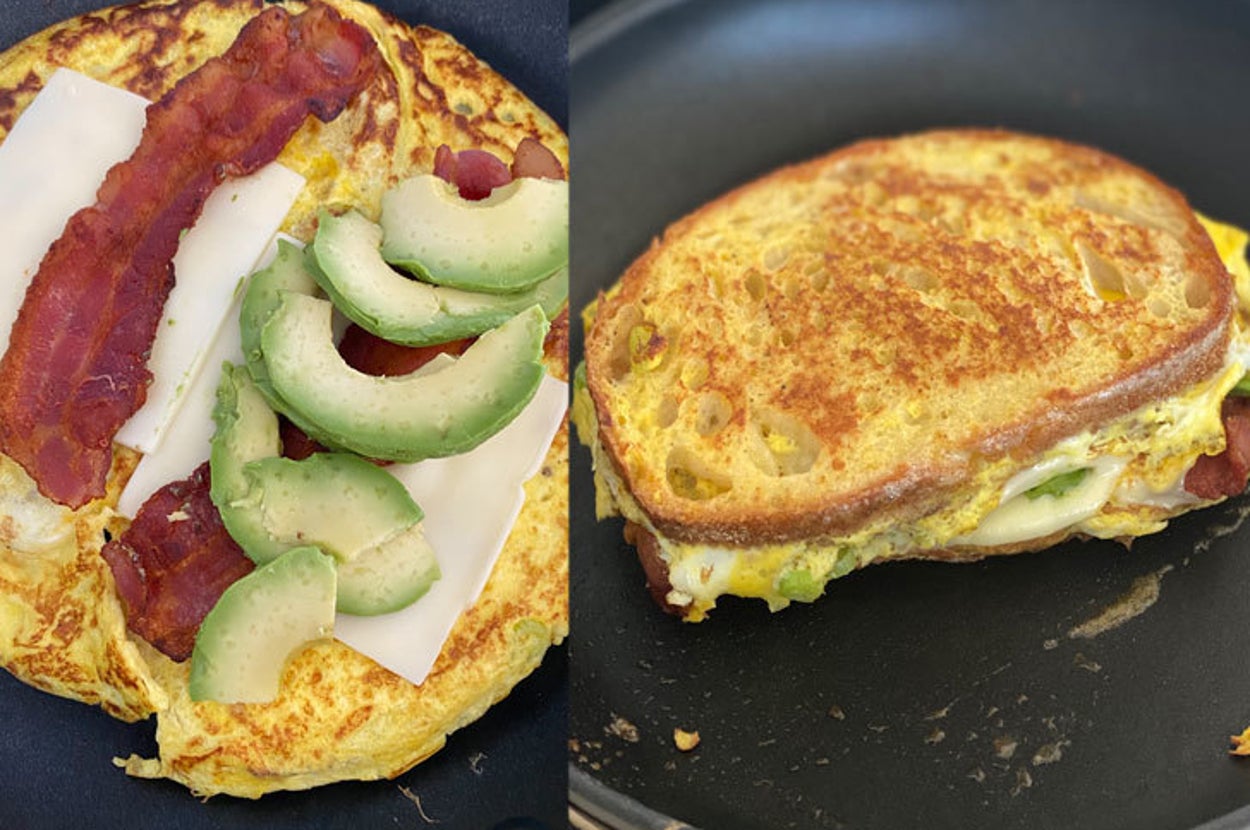 how to cook omelet sandwich