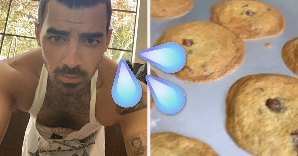 Joe Jonas Is Baking Cookies Shirtless In Quarantine And It's The Treat ...