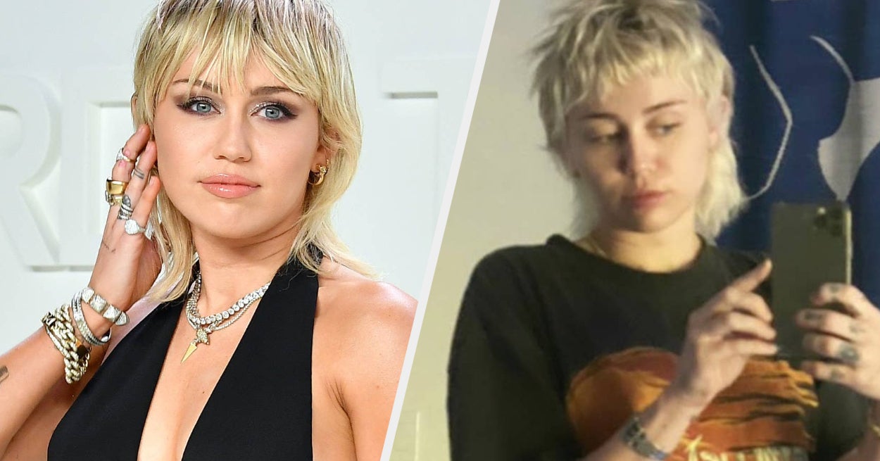 Miley Cyrus Debuts New Quarantine Haircut And It's A Full Mullet