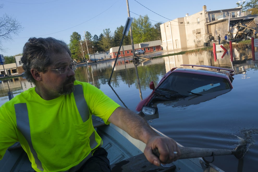 Dramatic Photos Show Flooding In Michigan After Dams Break