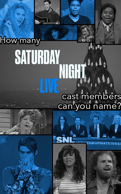 There Have Been Over 150 "SNL" Cast Members, And I'll Be Impressed If ...