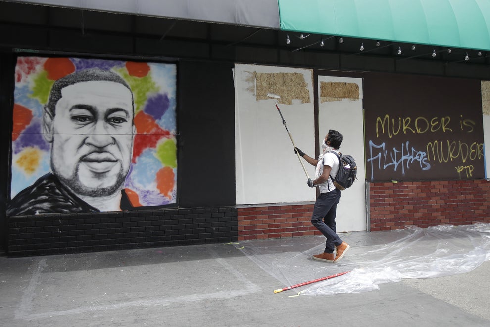 Photos: People Clean Neighborhoods Following Protests Against Police ...