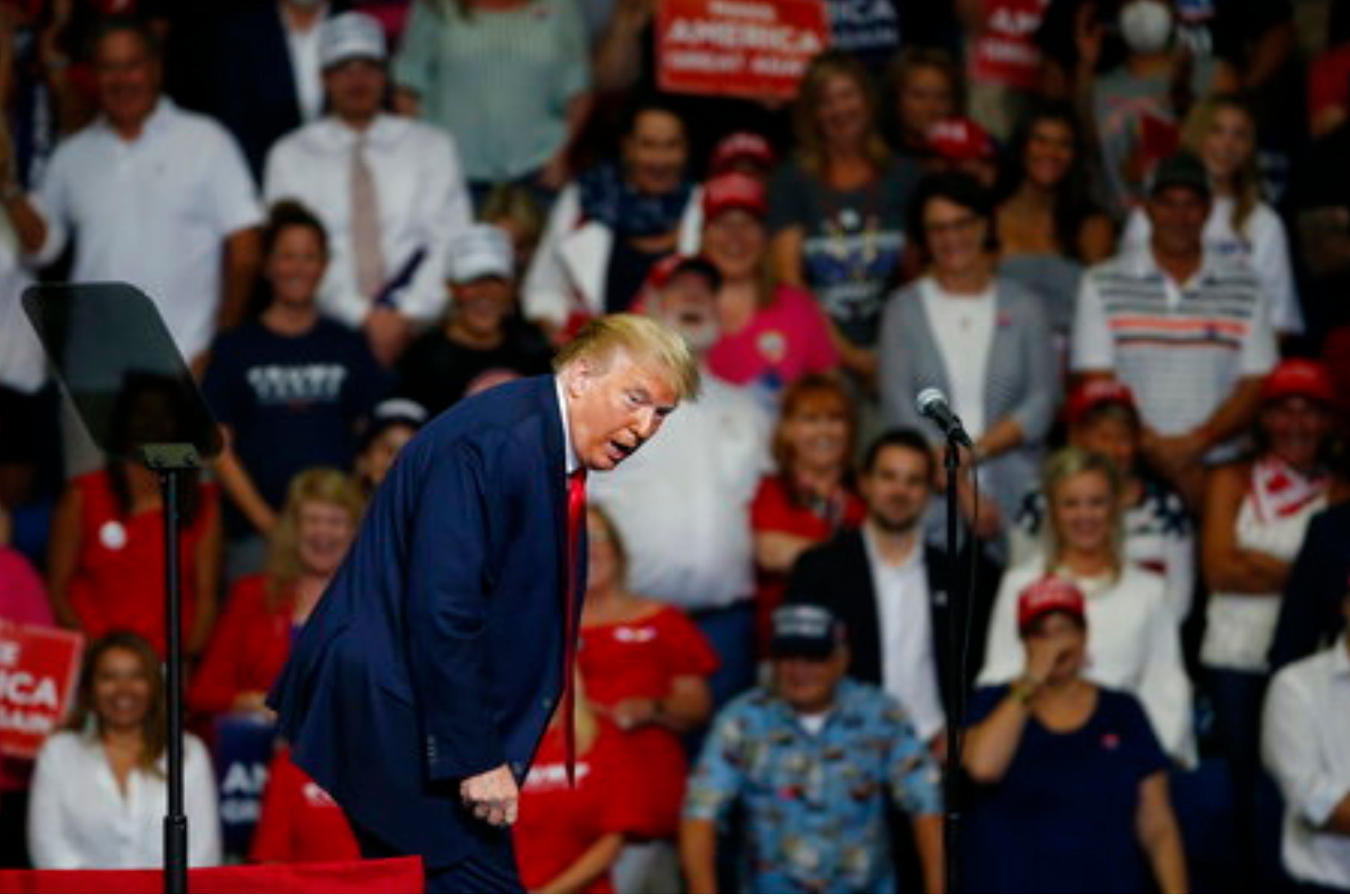 Trump Insisted At His Tulsa Rally That He Can Use A Ramp