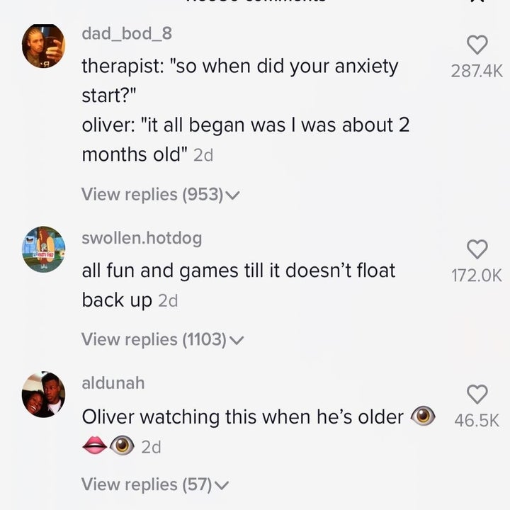 TikTok Of Baby Being Thrown Into Pool Sparks Debate