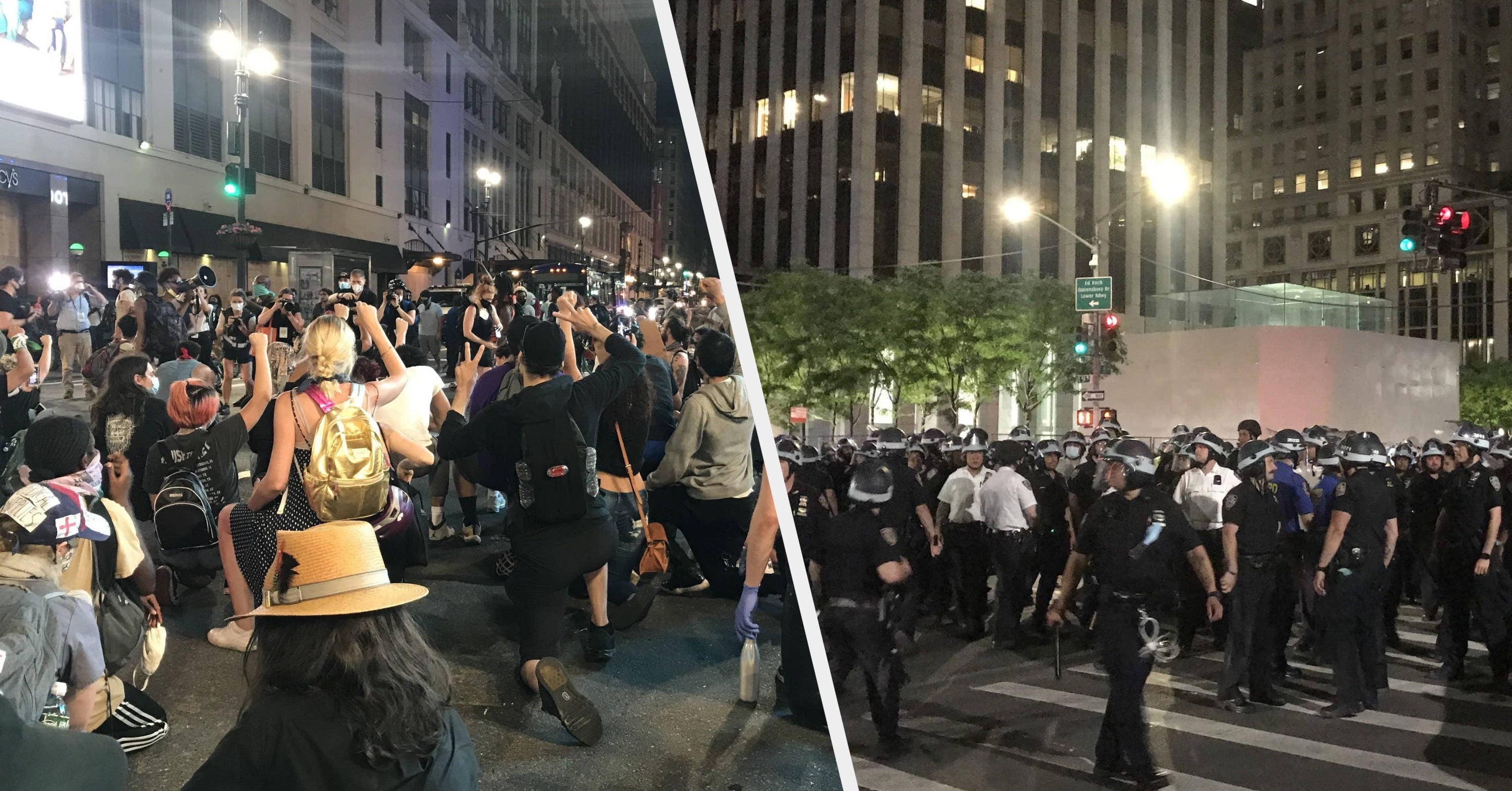 Police Protests: This Is How Fast A Peaceful Protest In New York City ...