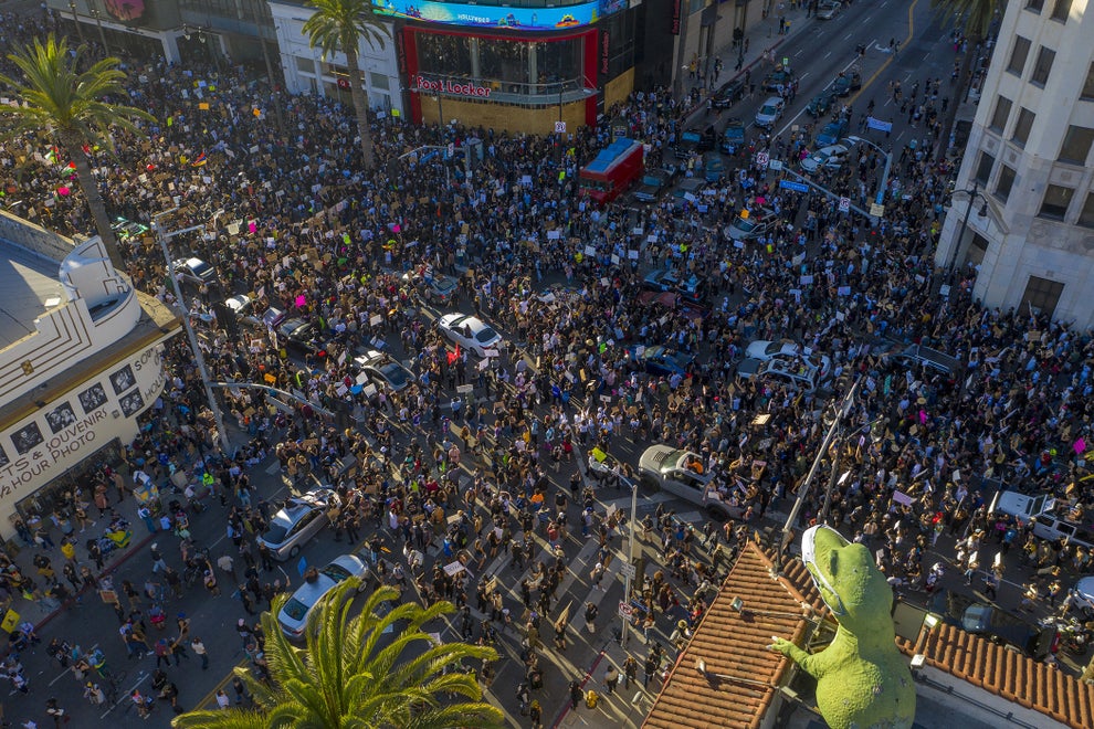 Photos Capture Massive Crowds At Protests Over The Weekend
