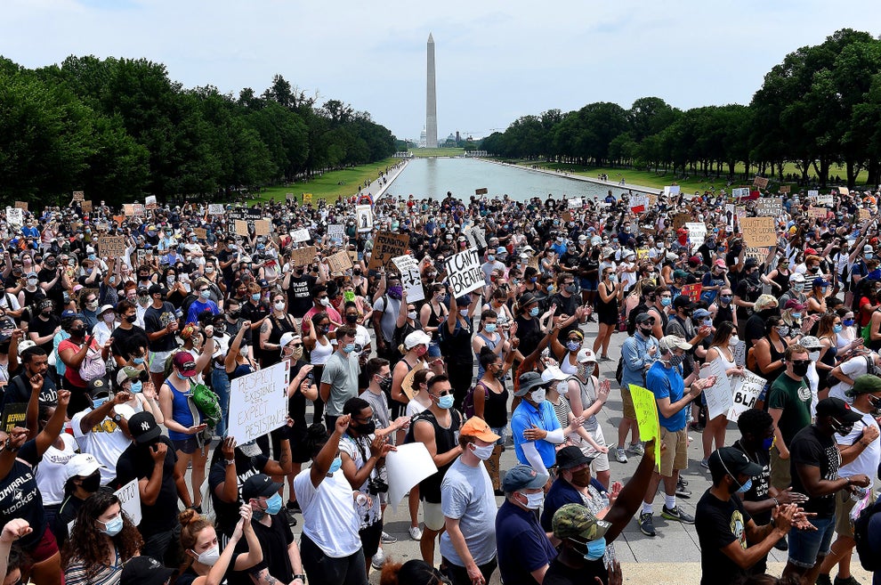 Photos Capture Massive Crowds At Protests Over The Weekend
