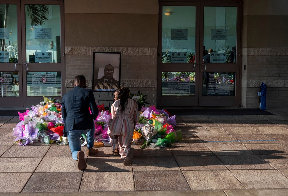 Pictures Show Emotional Moments From George Floyd's Memorial In Houston