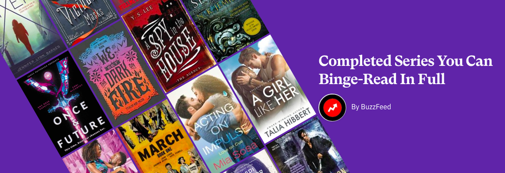 24 Completed Series To Binge-Read While Stuck Inside