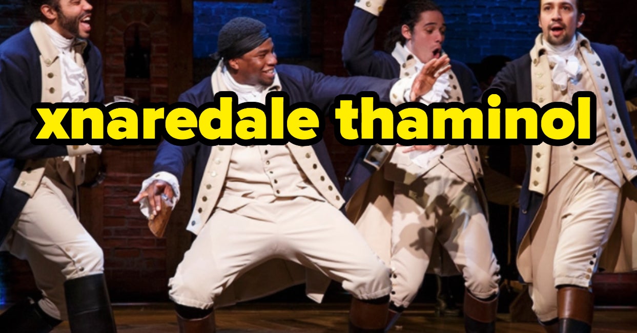 Can You Unscramble These Hamilton Character Names?