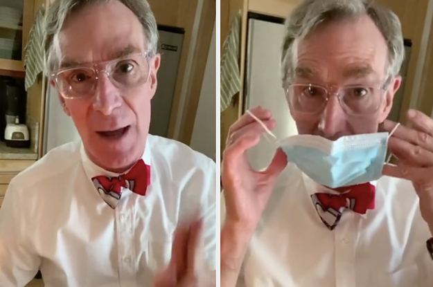 Bill Nye's TikTok Face Mask Experiment