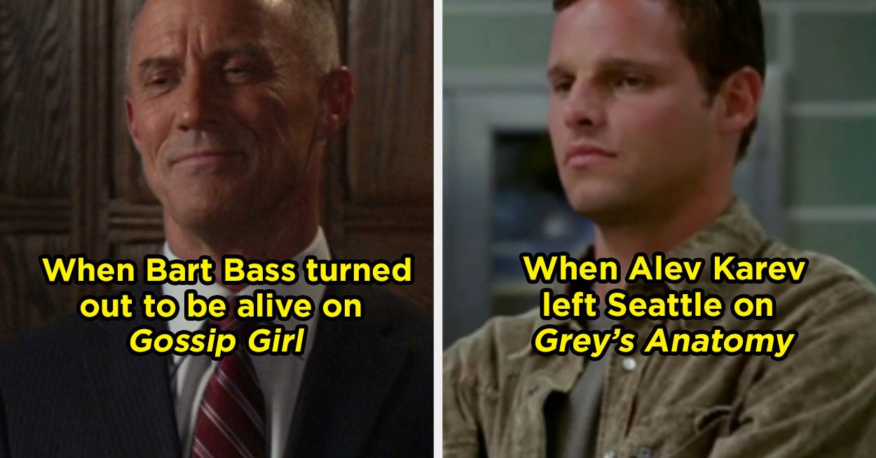 Bad Plot Twists On TV Shows