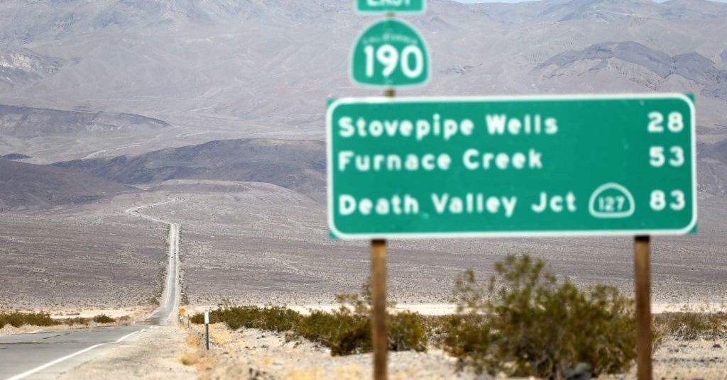 Death Valley Heat Sets Possible Record