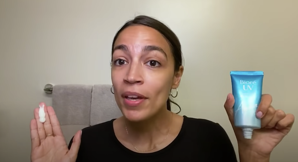 Alexandria Ocasio-Cortez's Skincare And Makeup Products