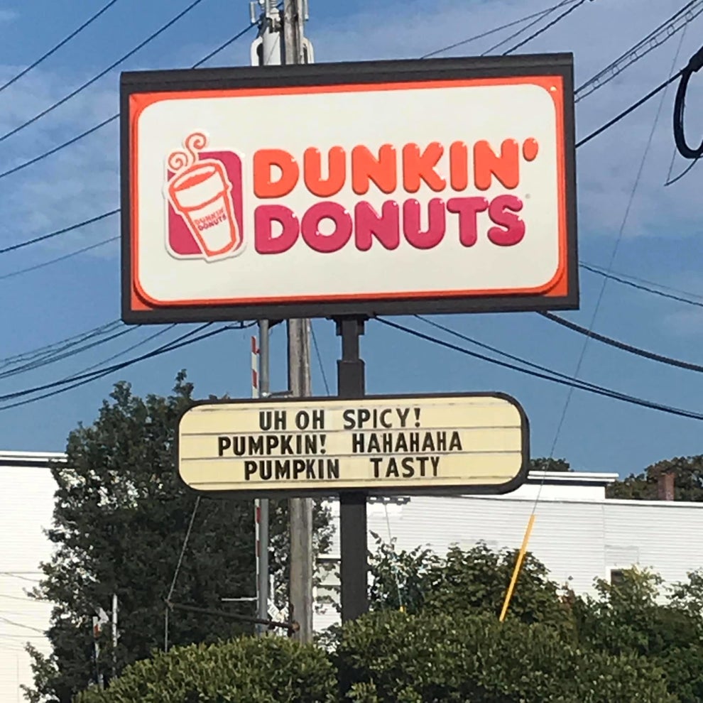 A Dunkin Donut's Went Viral For This Sign