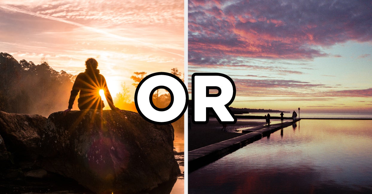 Are You More Like Sunrise Or Sunset Quiz