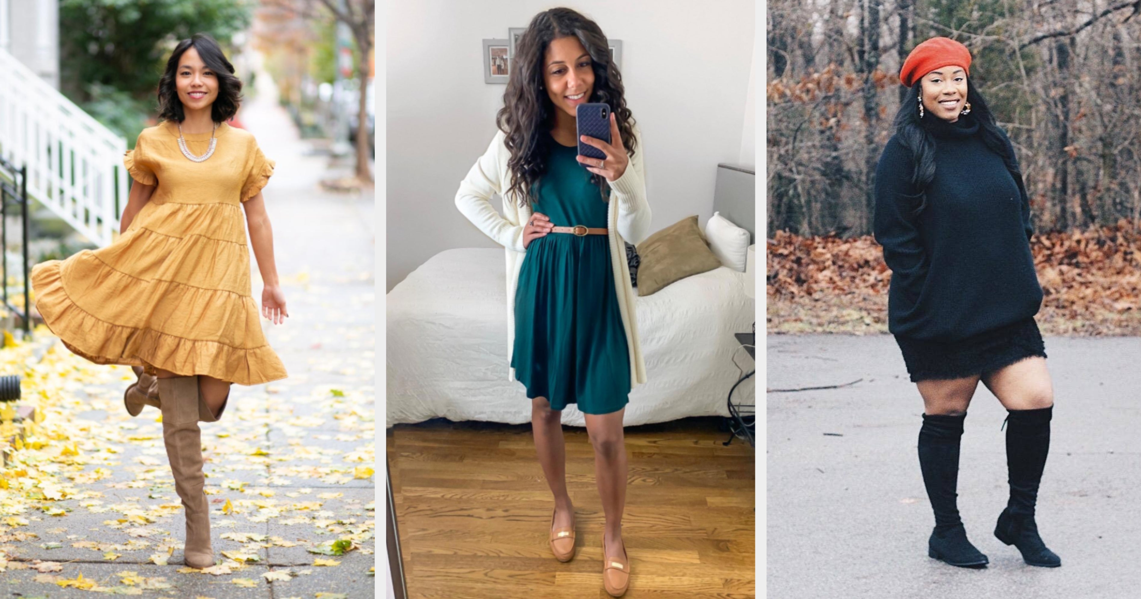 32 Cute Fall Dresses That You Can Lounge In