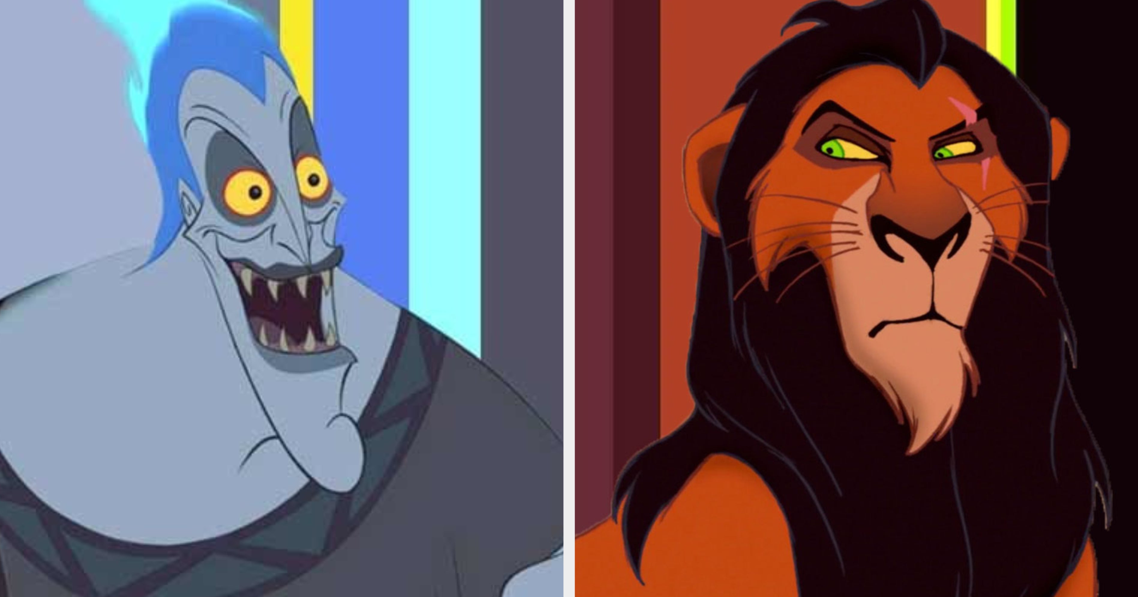 Disney Villains Color Blocking Test
