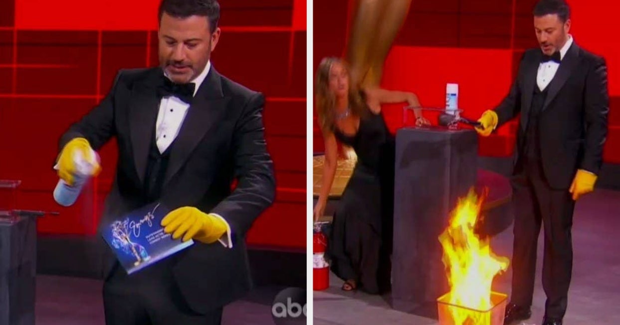 Jimmy Kimmel Started A Fire At The 2020 Emmys