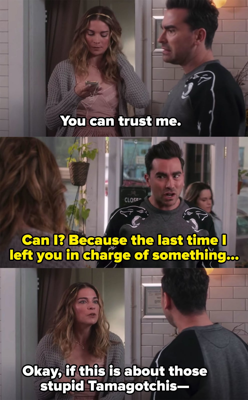 Schitt's Creek David And Alexis Sibling Moments