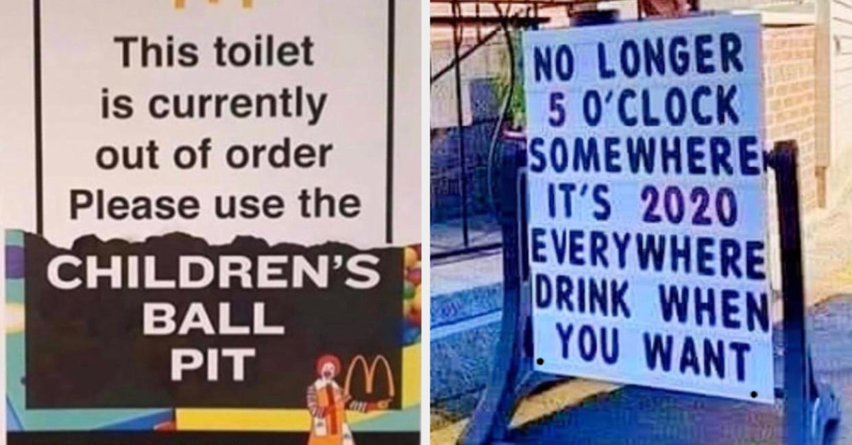Signs That Are Funnier Than They Should Be