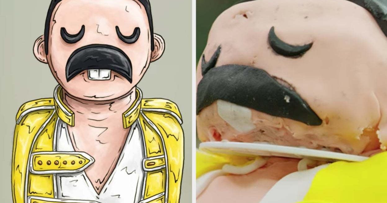 Great British Bake Off Bakes Vs. Drawings