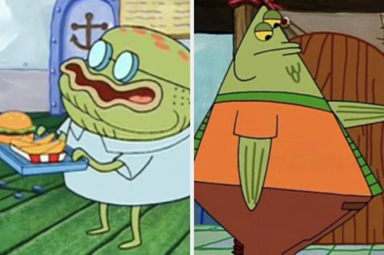 spongebob fish names