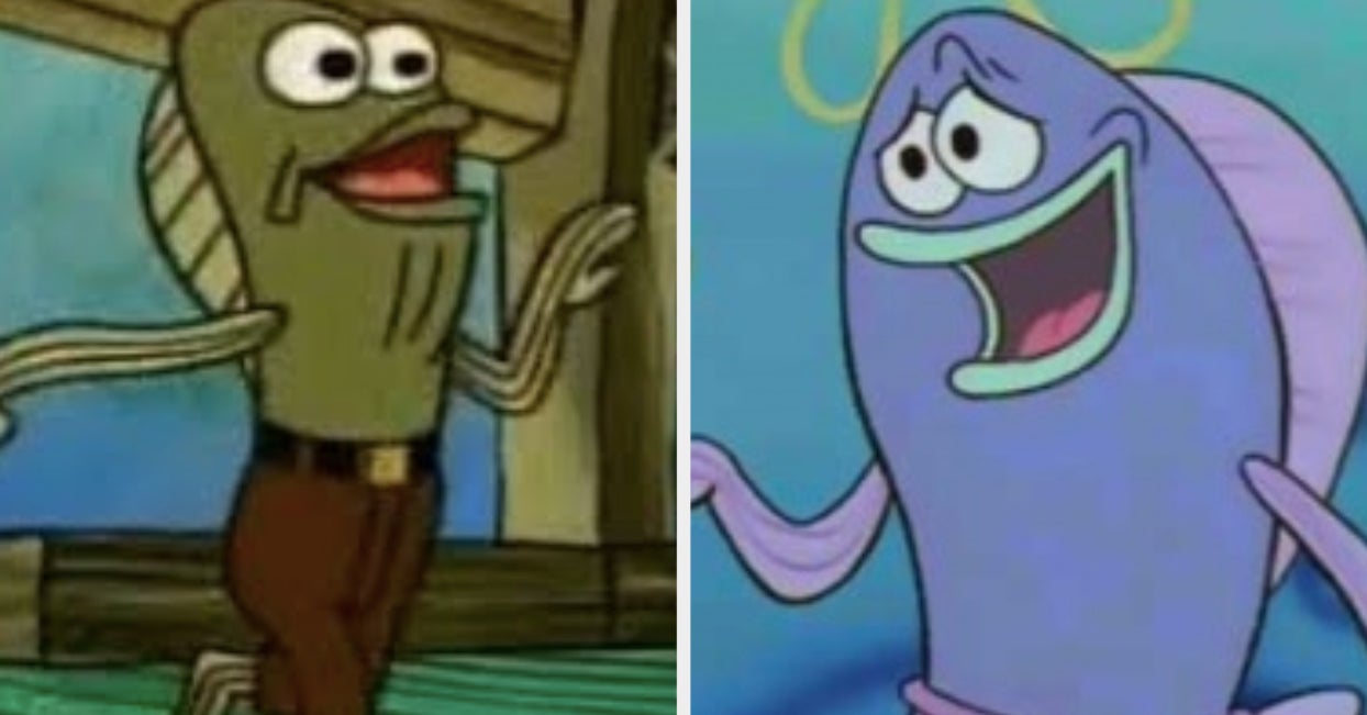 Personajes De Pez Bob Esponja En La Película De Bob Esponja (2004),