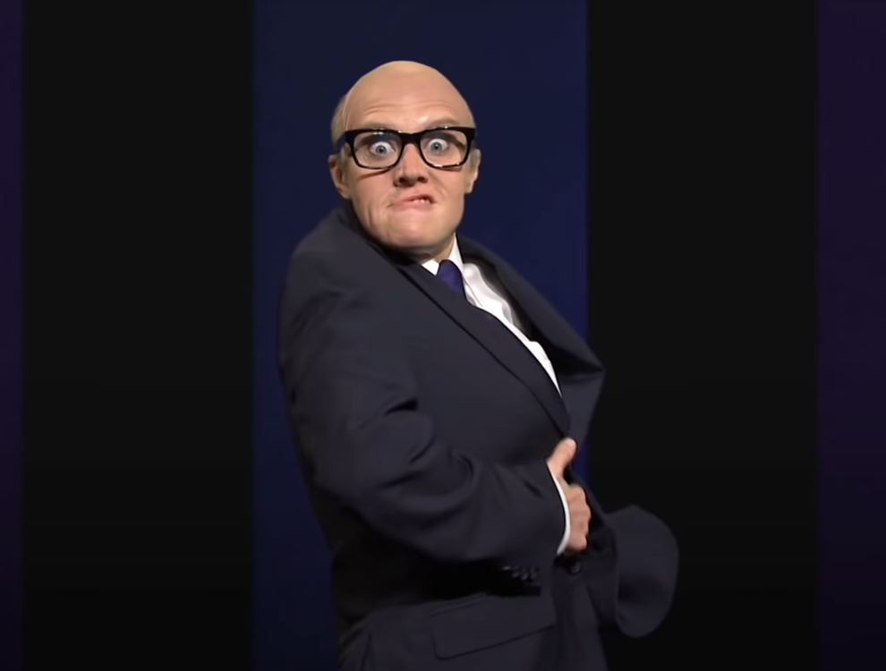 Borat Controversy: Rudy Giuliani's Hand Down His Pants