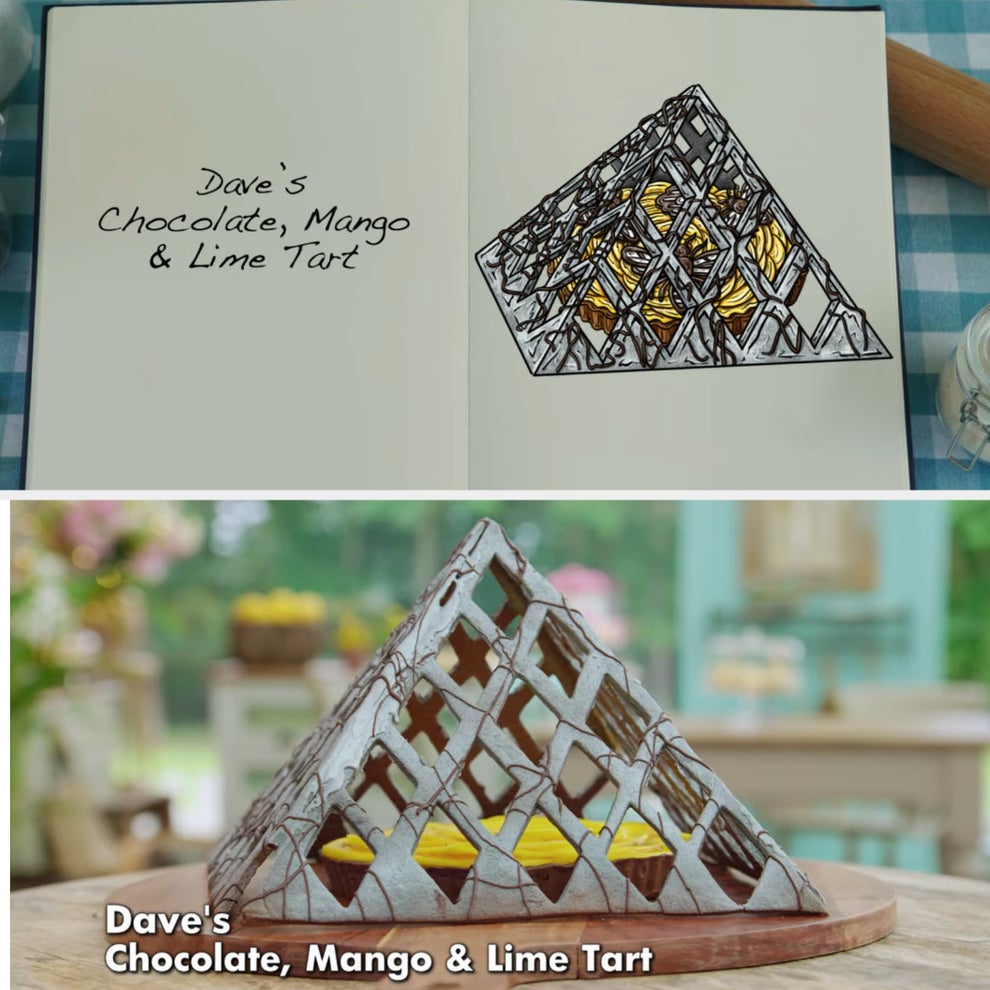 Great British Bake Off Drawing Side By Sides — 10/26/20