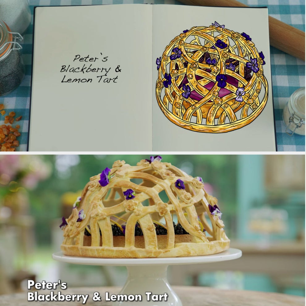 Great British Bake Off Drawing Side By Sides — 10/26/20