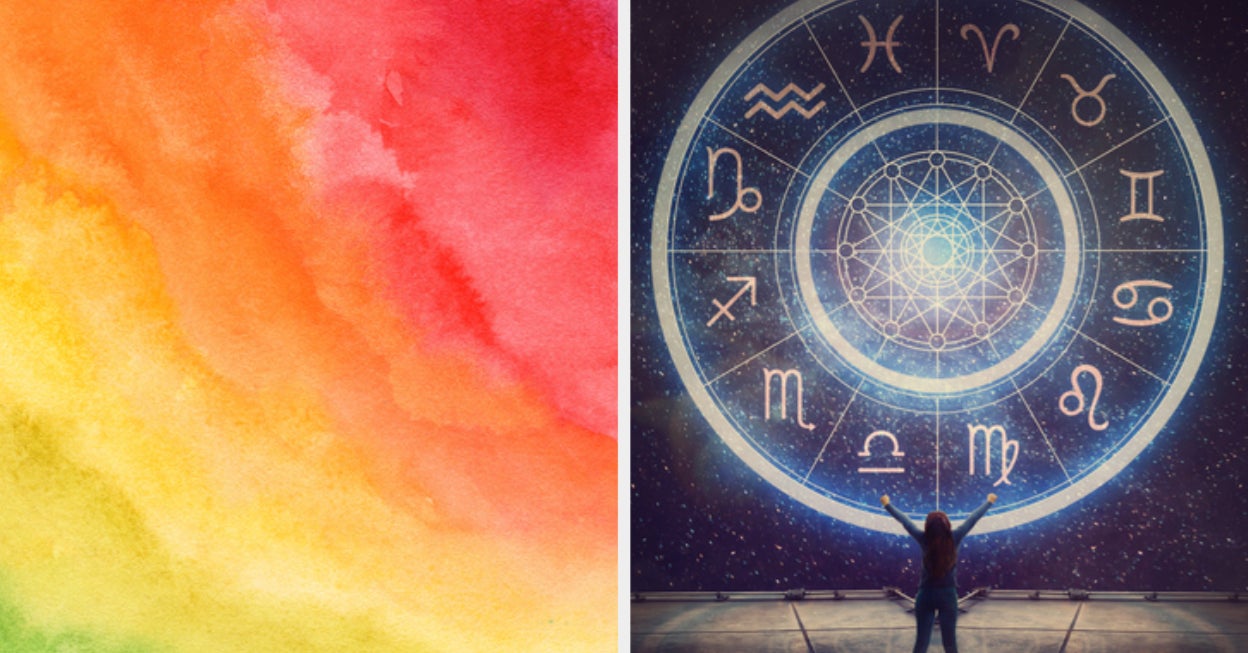 Which Zodiac Sign Should You Be Colorful Image Quiz
