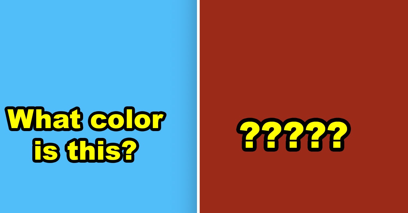 Identify The Obscure Colors Test