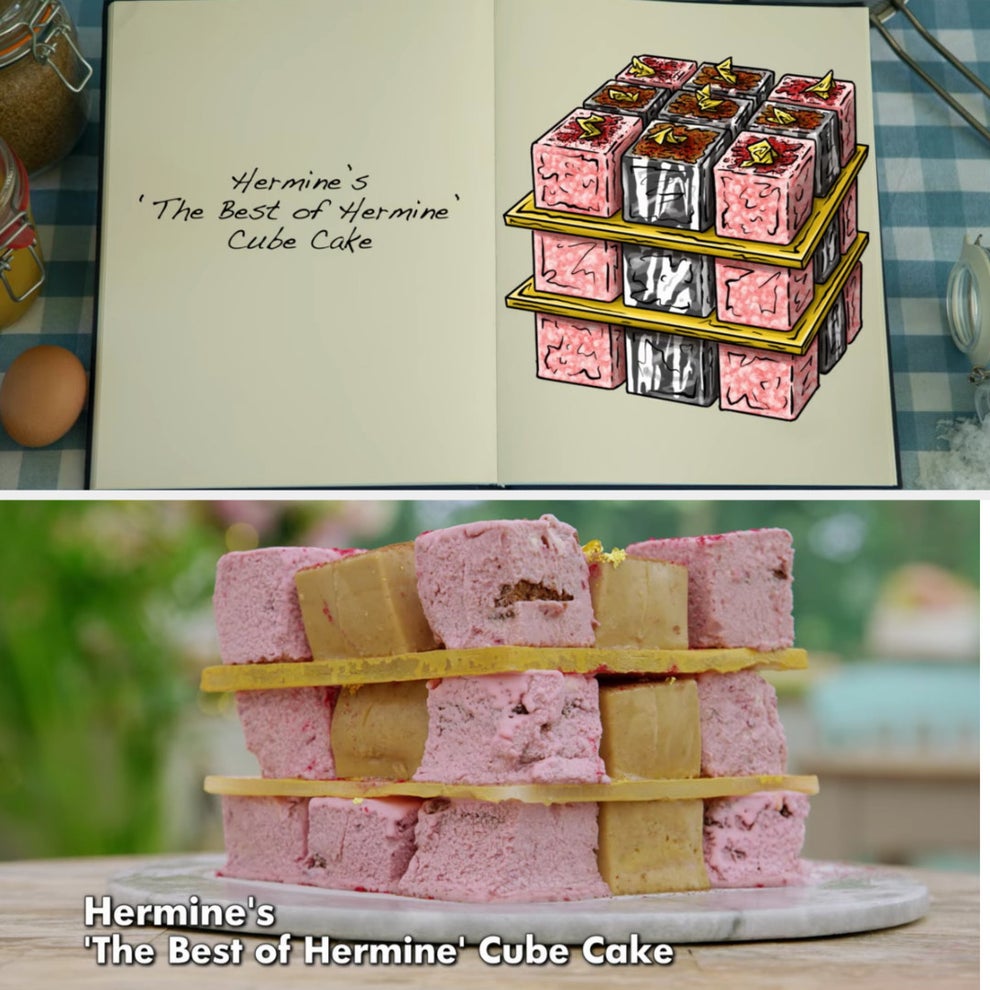 8 Side-By-Sides Of "The Great British Bake Off" Semifinal Bakes Vs ...