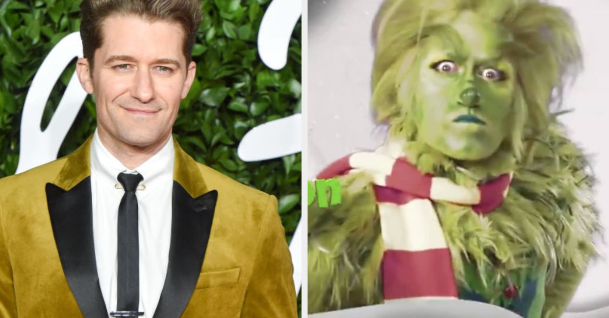 Matthew Morrison As The Grinch And Twitter Reactions