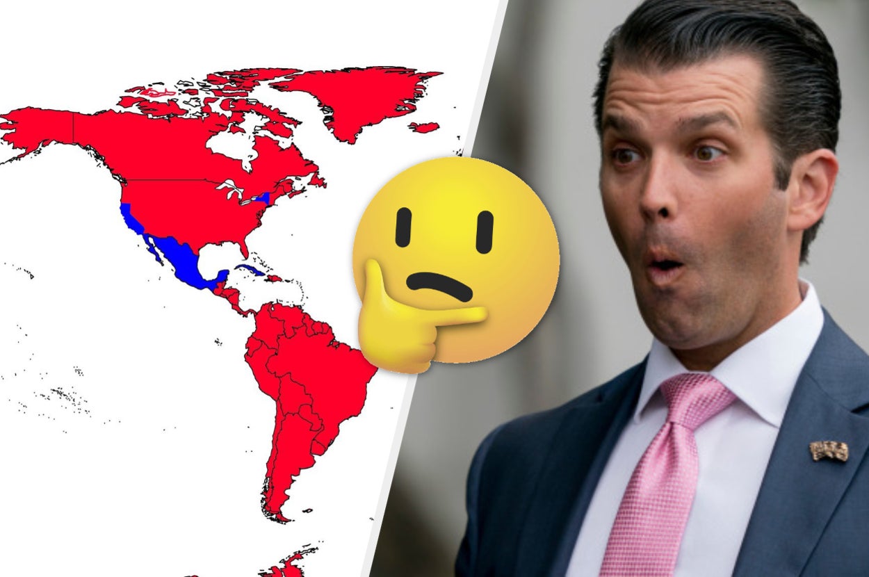 Donald Trump Jr. Tweeted A World Map With These Errors