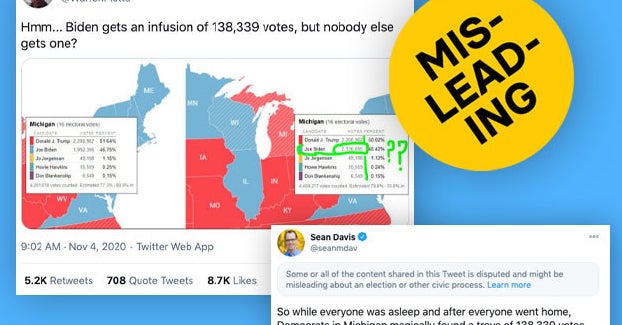 Trump And Supporters Make False Claims On Vote Counting