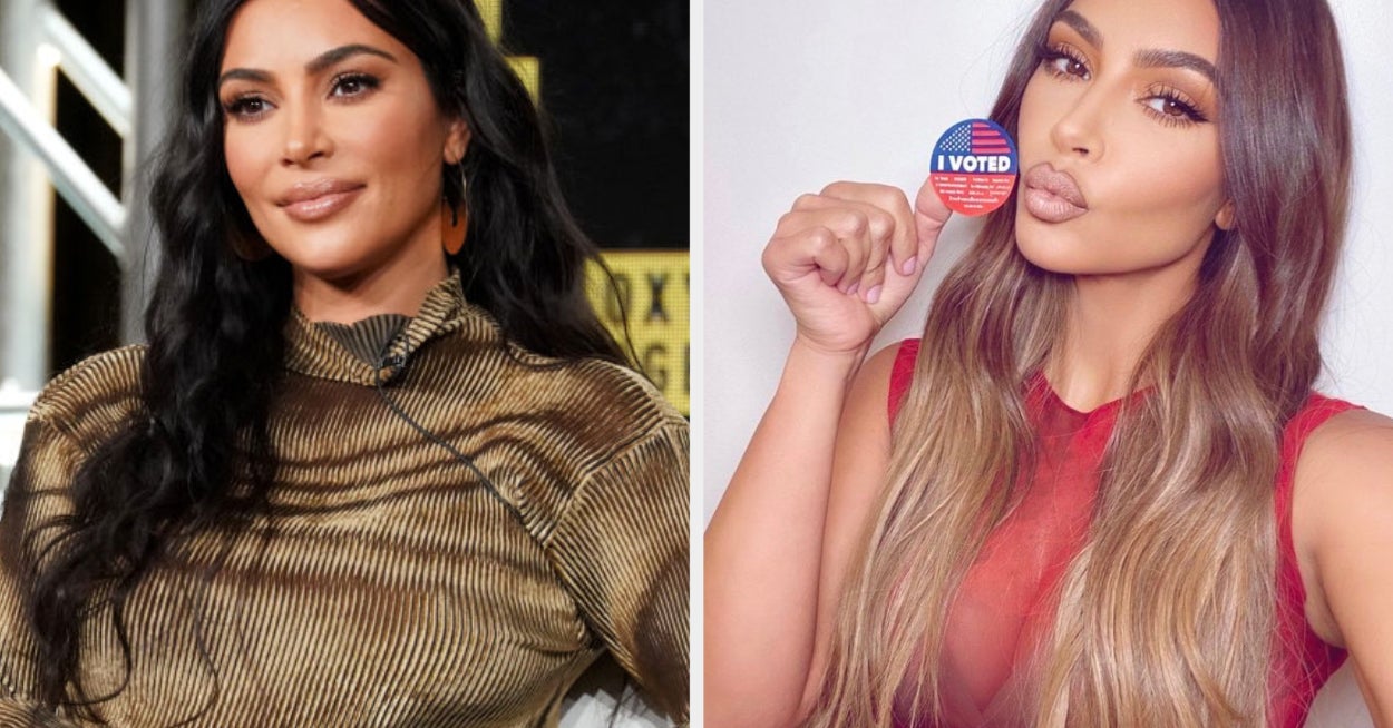 Kim Kardashian's Voting Picture Sparks Questions