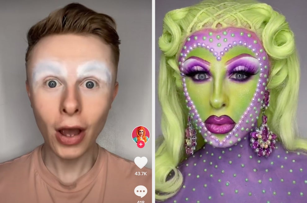 28 Dramatic Makeup Transformations From Tiktok That Prove Some People