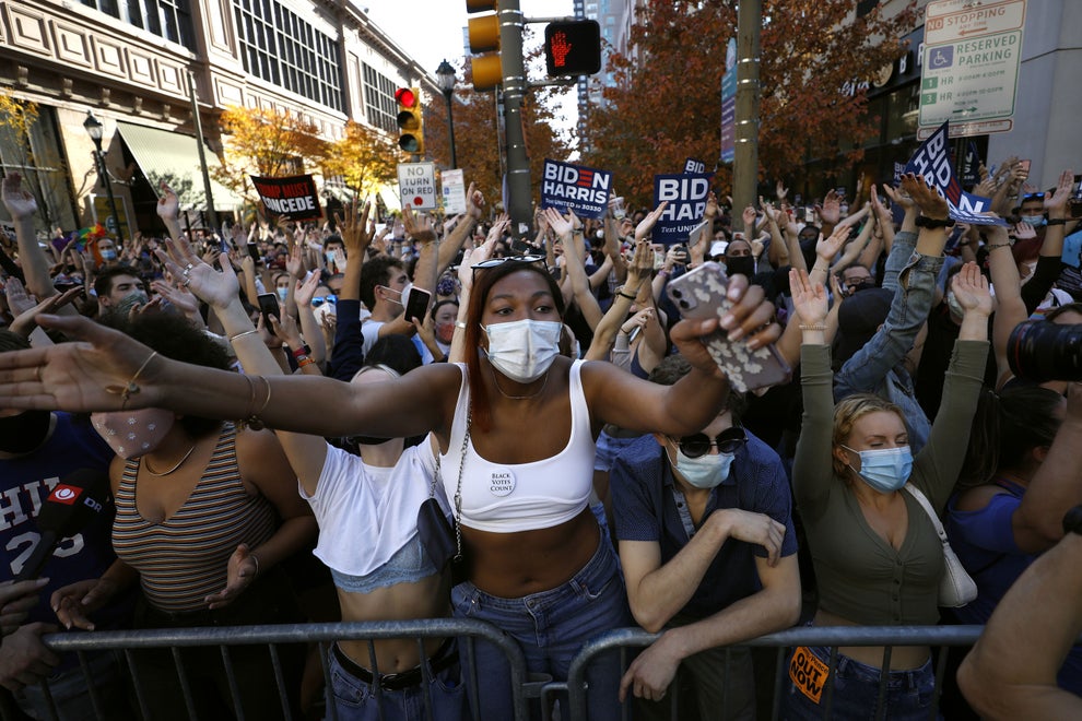PHOTOS: Scenes Of Joy, Celebration As Biden Wins Election