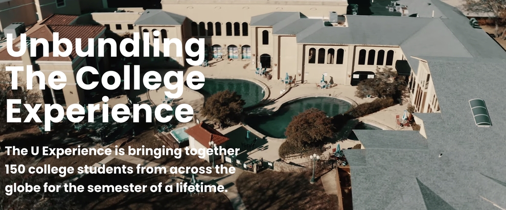 "The U Experience" Is Selling A COVID-Free College Campus