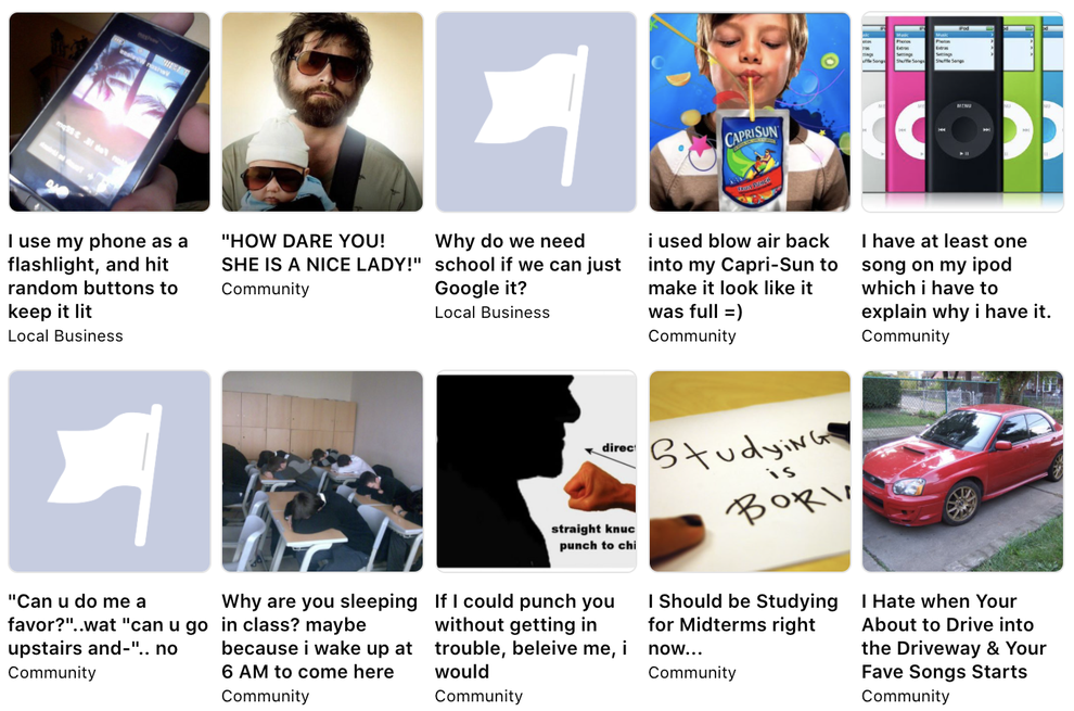 46 Cringey Things We Did On Early Facebook