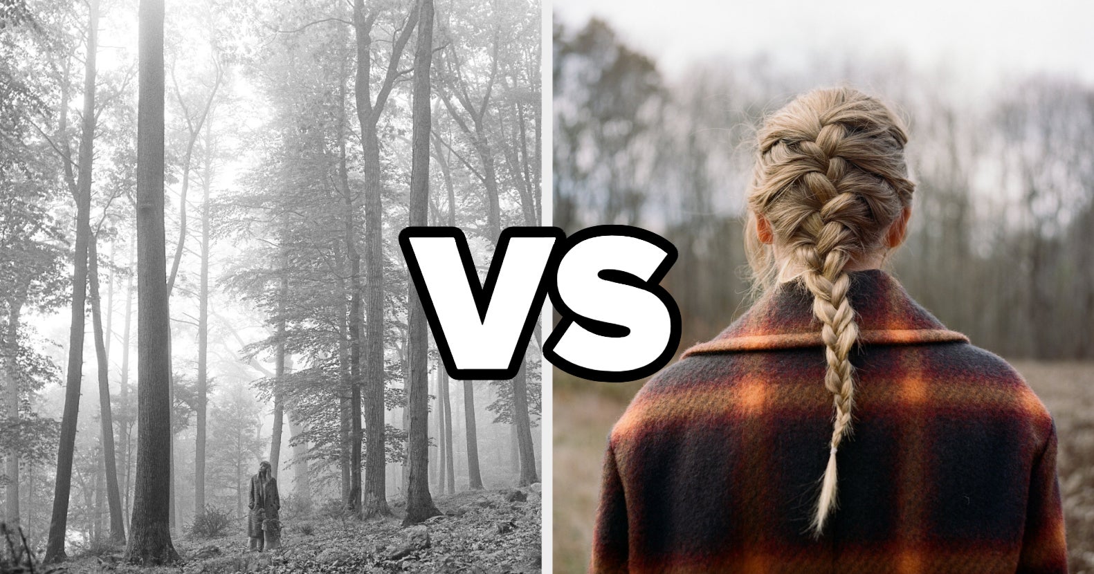 Taylor Swift Folklore Vs. Evermore Poll